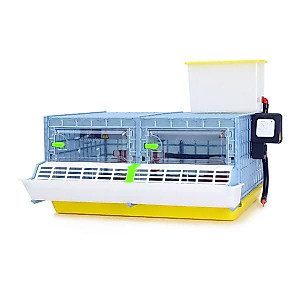 2 Section Droppings Tray – Fits Hatching Time (2 Section) Breeding Cages, Easy to Clean, Lightweight, ABS Plastic, Cimuka, Durable, 3lb