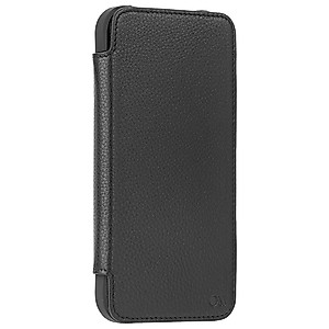 Case-Mate iPhone 13 Pro Max Case Wallet [10ft Drop Protection] [Compatible with MagSafe] Genuine Leather Black Phone Cover for iPhone 13 Pro Max with Landscape Stand and Card Holder