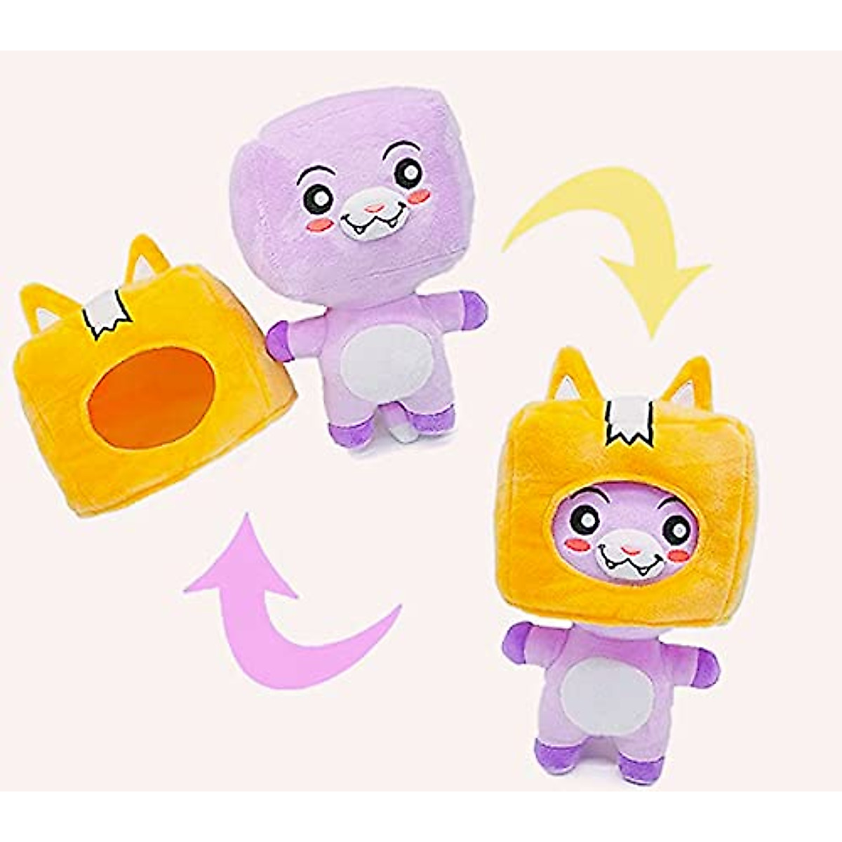 FRSHALOUIS Foxy and Boxy Plush Toys - Soft Stuffed Plush Toys The Best Gift for Christmas Birthday Halloween(Foxy)