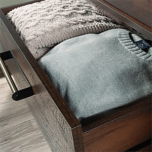 Sauder Briarbrook Engineered Wood/Metal 6-Drawer Dresser in Barrel Oak