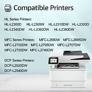 greencycle 3 Pack TN660 TN-660 TN630 TN-630 High Yield Toner Cartridge Compatible Replacement Compatible for Brother MFC-L2700DW DCP-L2540DW HL-L2360DW L2380DW MFC-L2740DW Laser Printer