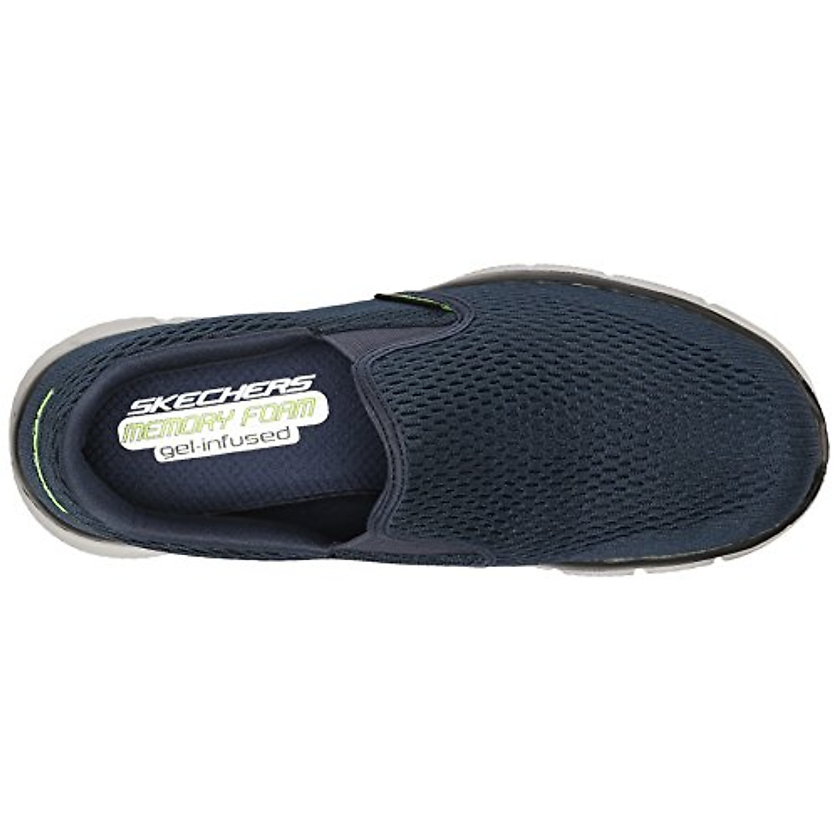 Skechers mens Equalizer Double Play Wide Slip On Loafer, Navy, 12 Wide US