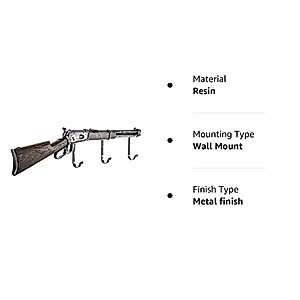 Hook 4 You Rifle Wall Decor with Hooks Coat Hanger Rustic Western Country Decor Rustic Kitchen Hallway Storage Hook Towel Coat Hallway Jacket Hat Scarf Hook