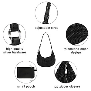 Scarleton Purses for Women, Crossbody Bags for Women, Lightweight with 2 Straps Shoulder Bag for Casual & Party, H208801 Black