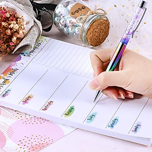 Weekly Meal Planner - Undated Magnetic Notepads with Grocery List, 7" x 9",52 Weeks, Meal Planning Pad for Refrigerator Door with Tear-Off Shopping List, Hanging Food/Menu Organizer Notepad