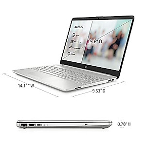 2022 HP 15.6 Inch FHD Laptop, Intel 11th Gen i3-1115G4 up to 4.1 GHz, 16GB DDR4 RAM, 512GB NVMe SSD, WiFi, Fingerprint Reader, Bluetooth, Webcam, Windows 10 Home S + T.F. Bundle