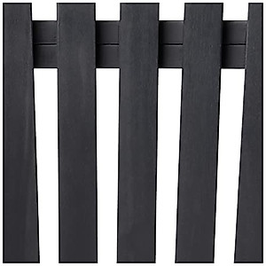 Amazon Aware FSC Certified Outdoor Porch Rocker Chair, Acacia Wood, Black