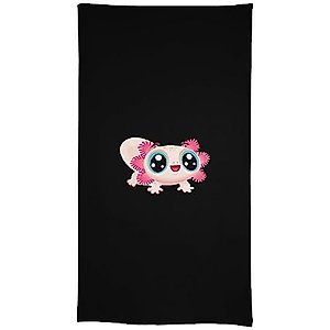 Cute Baby Axolotl Table Cloth Washable Flax Tablecloth Table Cover for Dinner Kitchen Outdoor 55"x110"