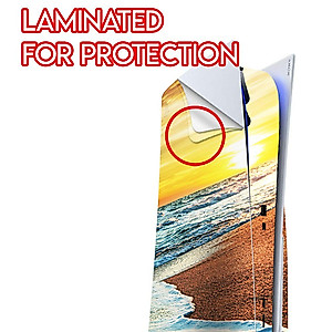 ITS A Skin Skins Compatible with Sony Playstation 5 Console Disc Edition - Protective Decal Overlay Stickers wrap Cover - Ocean Sunset