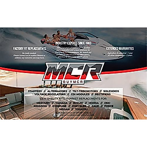 NEW Alternator Compatible With Mando 65 Amp Mercury Marine Volvo Penta 893876 Ac165610 Ac165616 Ac165617 M50924 M59207