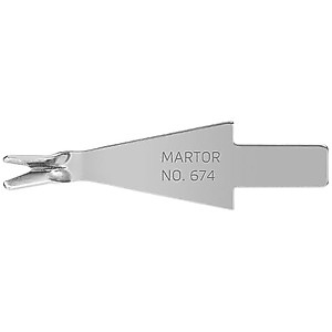 Martor 674.50 Trimming Blade No.674, Silver
