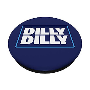 Bud Light Dilly Dilly Blue PopSockets Stand for Smartphones and Tablets PopSockets PopGrip: Swappable Grip for Phones & Tablets