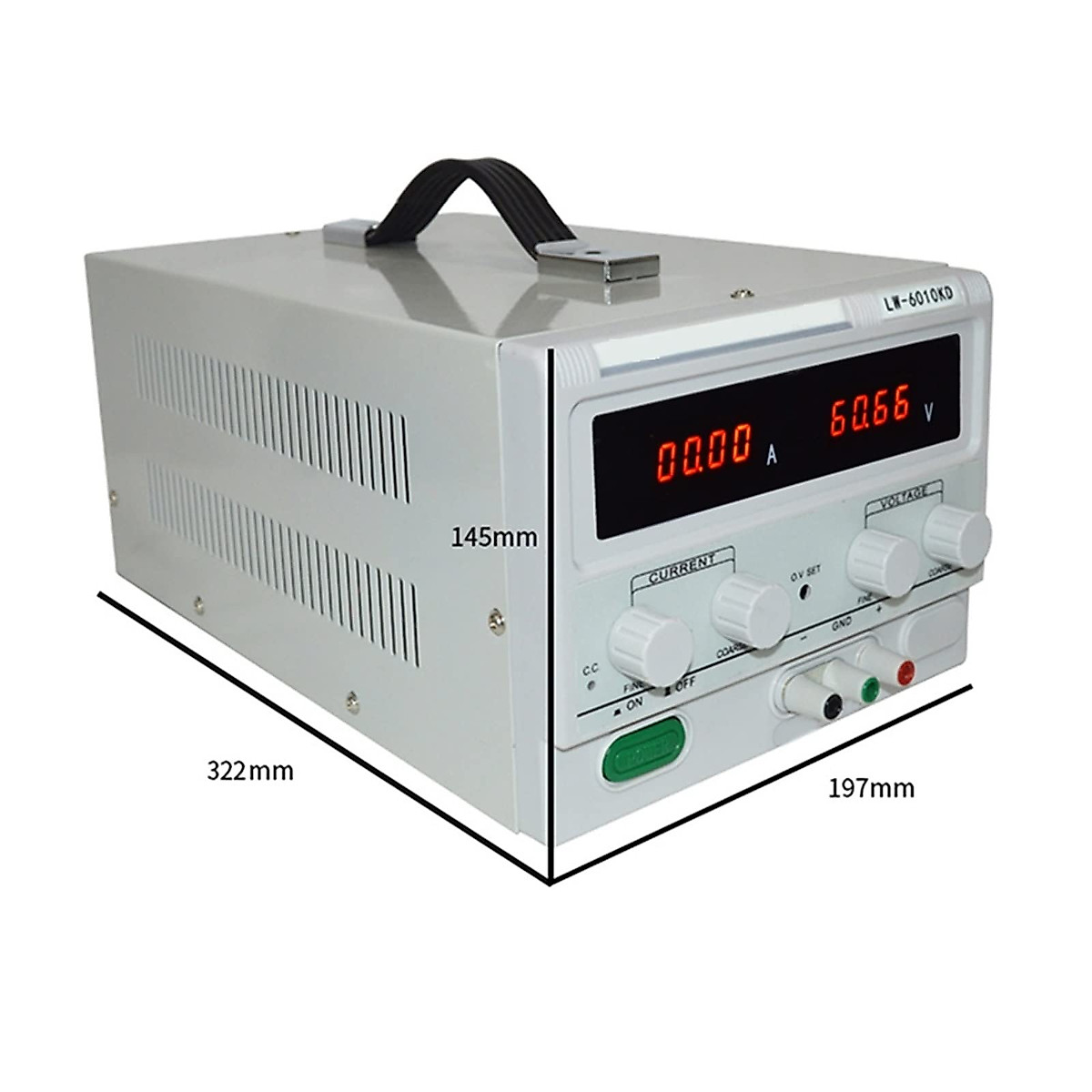 YTHEE DC Power Supply Variable Laboratory DC Power Supply Adjustable Stabilized Bench Source Variable Digital Regulated Power Supply Current Stabilizer High Precision Bench Linear Power Supply