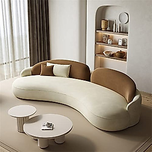 XMTXZYM Living Room Fabric Sofa Decoration Cushions European Lounge Lazy Sofa Bed Japandi Style Furniture (Color : D, Size : 200 * 90cm)