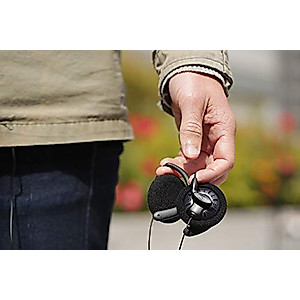 Massdrop x Koss KSC75X On-Ear Portable Headphones with in-Line Microphone, Midnight Blue