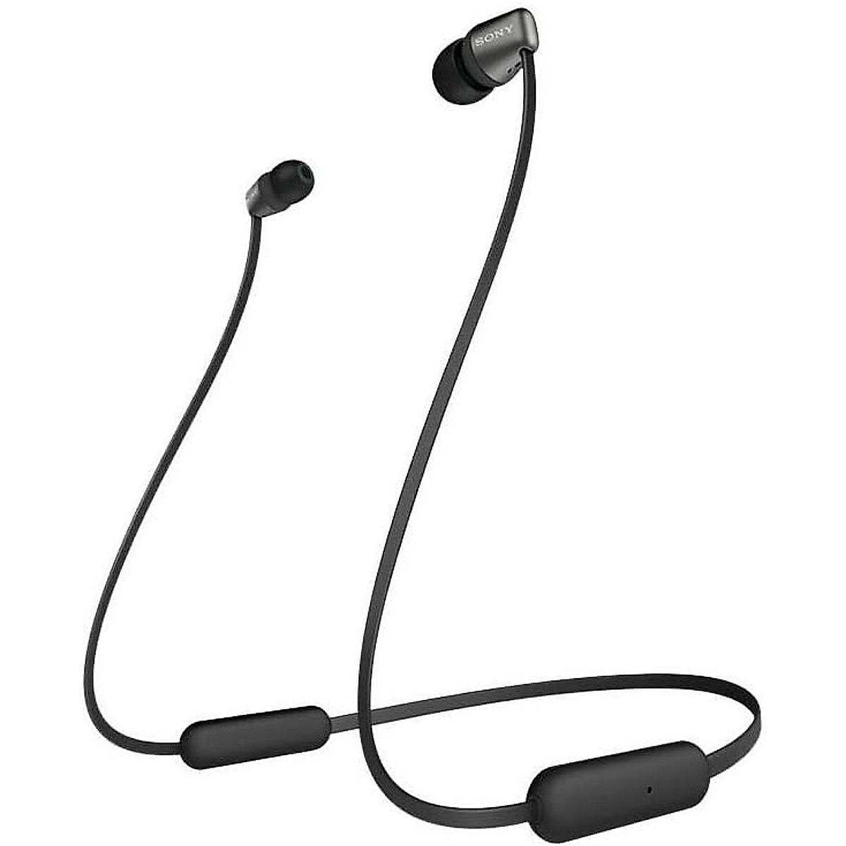 Sony Wireless in-Ear Headset/Headphones with Mic for Phone Call, Black (WI-C310/B)