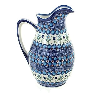 Blue Rose Polish Pottery Savannah Pitcher
