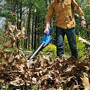 Kobalt 24-Volt Max Lithium Ion 410-CFM Brushless Cordless Electric Leaf Blower