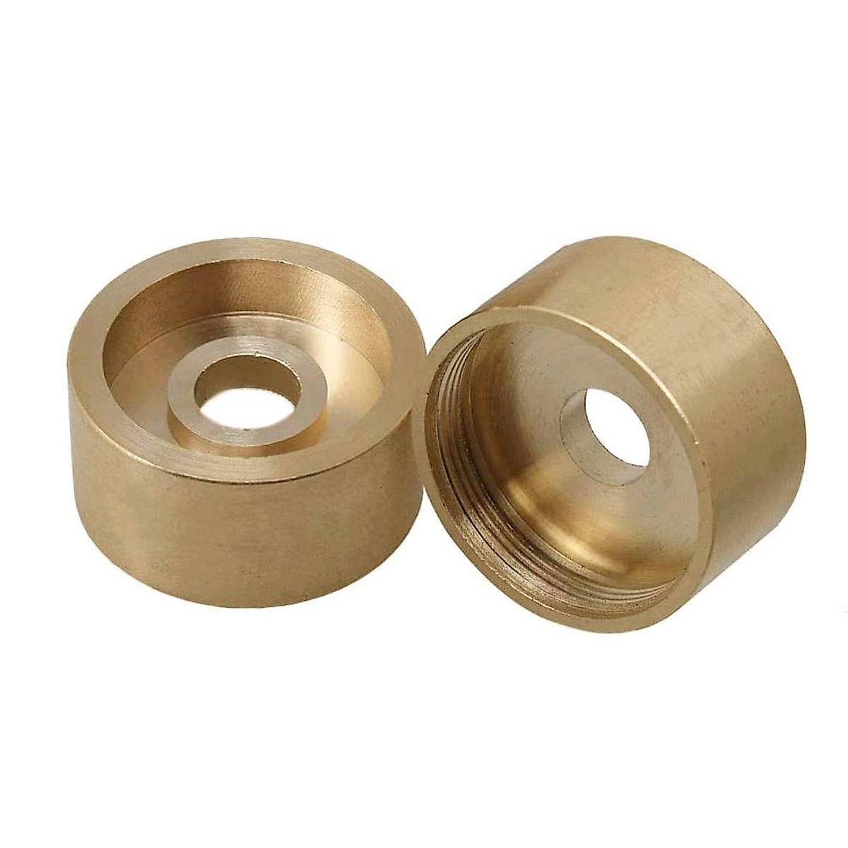 Jiayouy 9Pcs Trumpet Valve Finger Buttons Valve Cap Screw Trumpet Repair Part Golden