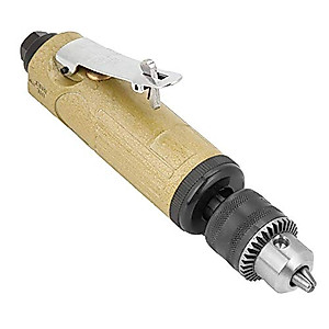 3/8" High Speed Straight Pneumatic Drill Set Power Reversible Air Drilling Tool with Adjustable Inlet Valve 22000rpm