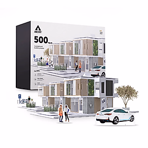 Arckit A500 Building Blocks Kit, STEM Educational Learning Toy, Miniature Model House Kit, Architecture Gift for Teens and Adults