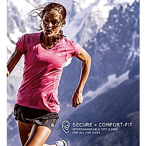 Jaybird RUN True Wireless Headphones for Running, Secure Fit, Sweat-Proof and Water Resistant, Custom Sound, 12 Hours In Your Pocket, Music + Calls (Drift) (Renewed)