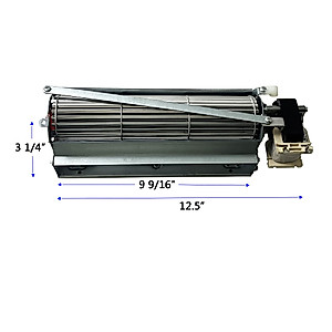 BBQ factory Bestbuyonline GFK4, FK4 Replacment Fireplace Blower Fan KIT for Heatilator, Majestic, Vermont Castings, Monessen, CFM, Northern Flame, Rotom HB-RB74K