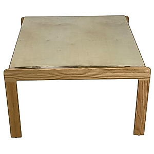 Fun Builder Table-Compatible with DUPLO® Brand Blocks w/Storage Nets-100% American Made-Solid Maple Wood Frames-Patent Pending Table Assembly-NO Tools and NO Hardware-Ready in 10 Minutes!-32" x 32"