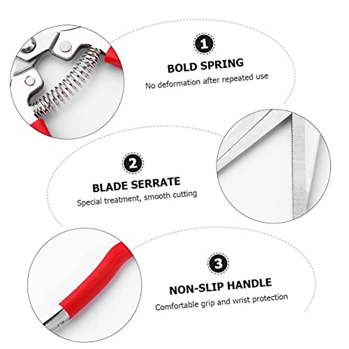 TEHAUX 2pcs Gardening Shears Multipurpose Tool Left Right Hand Scissors Pruning Shears Pruning Secateurs Scisors Tools Flowers Plants Grafting Tool Fruit Tree Clippers Stainless Steel