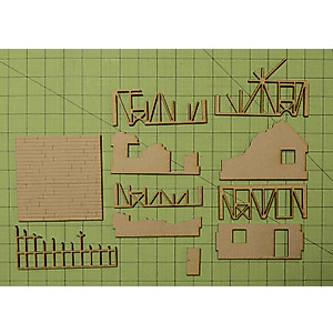 GameCraft Miniatures 28mm Small Half Timber House - 28MMDF550