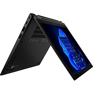 Lenovo Latest ThinkPad X13 Yoga Gen 3, i7-1255U, 13.3" 2K (2560x1600) IPS, Touchscreen, 16GB DDR4, 1TB SSD, Intel Iris Xe Graphics, Integrated Pen, Weigh 2.65 lbs, 1080p Camera, Win 11 Pro - Black