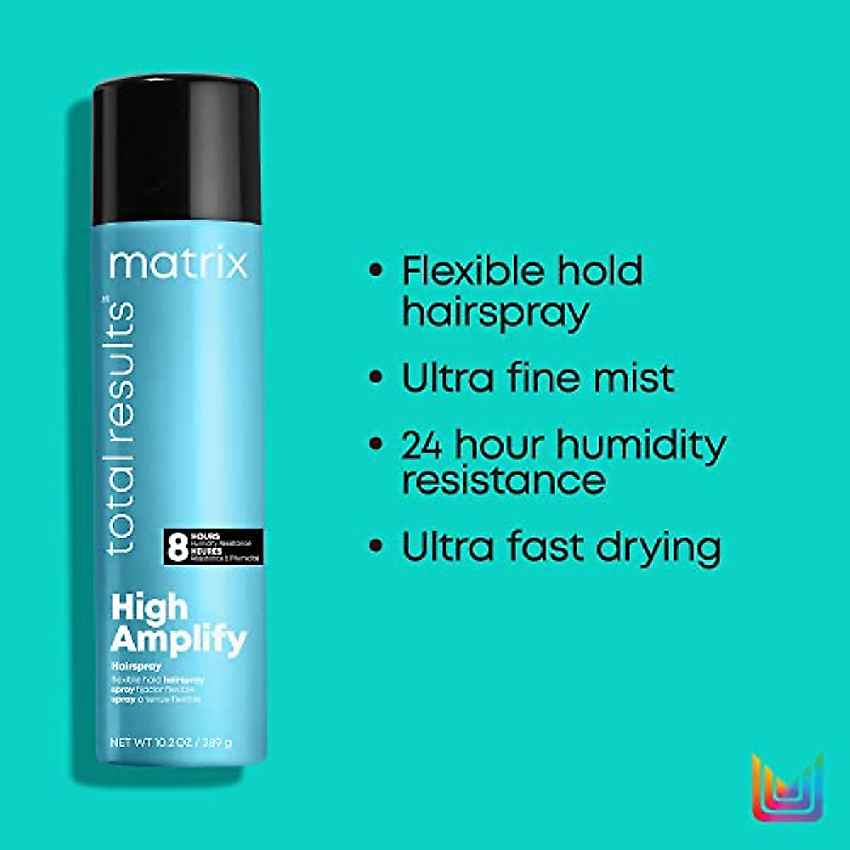 Matrix Total Results High Amplify Flexible Hold Hairspray | Creates All Over Volume & Enhances Shine | For Fine Hair | 10.2 Oz