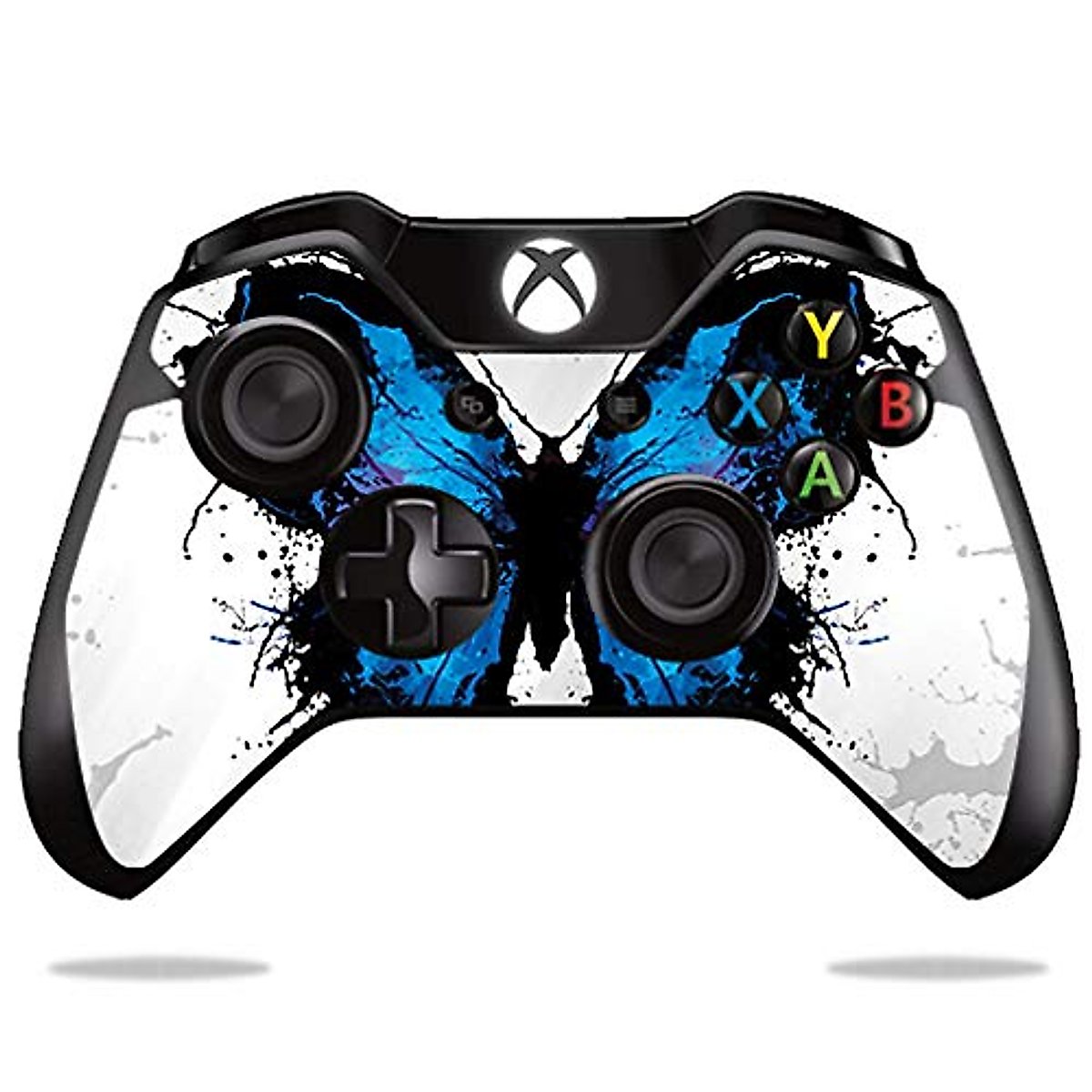 MightySkins Skin Compatible with Microsoft Xbox One or S Controller - Butterfly Splash | Protective, Durable, and Unique Vinyl wrap Cover | Easy to Apply, Remove, and Change Styles | Made in The USA