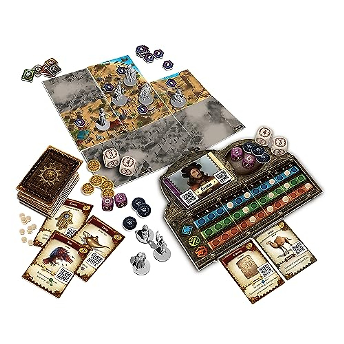 Destinies Sea of Sand Board Game Expansion - Immersive Storytelling and Adventure for Tabletop Enthusiasts, Ages 14+, 1-3 Players, 120-150 Minute Playtime, Made by Lucky Duck Games
