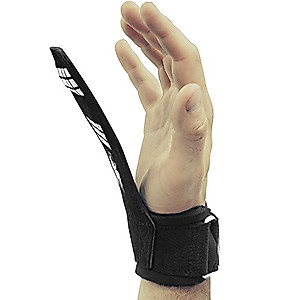 Meister Elite Leather Weight Lifting Grips w/Gel Padding (Pair) - Large/X-Large