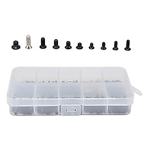 Laptop Screw, Wide Use Various Sizes 500pcs Stainless Steel Portable Screws for Maintenance