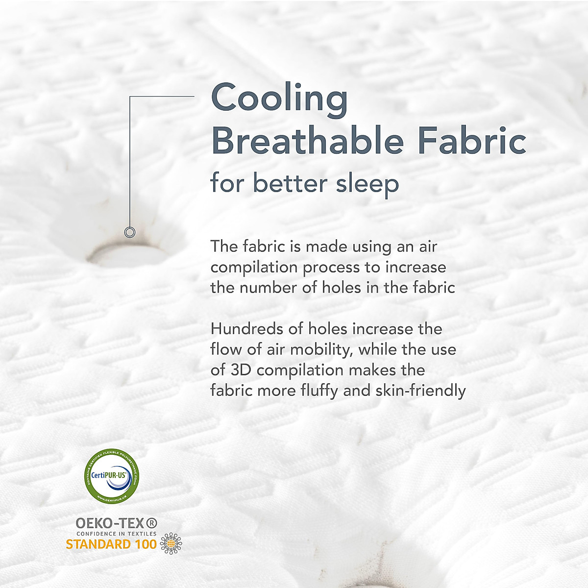 EPITEX Silverluxe Elite King Size Mattress, 14 Inch Gel Memory Foam King Mattress in a Box, Individual Pocket Spring for Low Motion Transfer, Medium Firm Mattress, Gray