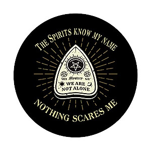 Spirits Nothing scares me Ghost Hunter gear PopSockets Swappable PopGrip