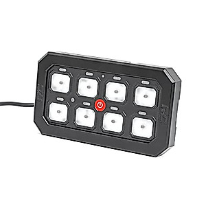 Rough Country 8-Gang Universal Multiple Light Controller - 70970 , Black