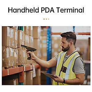 Handheld Terminal PDA Android 9.0 1D 2D Barcode Scanning 4G WiFi BT Communication with 5.5 Inch Touchscreen for Supermarket Restaurant Warehouse Retail Inventory Management Logistics Small