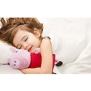 Peppa Pig Hug N' Oink Plush Stuffed Animal Toy, Large 12" - Press Peppa's Belly to Hear Her Talk, Giggle & Oink - Ages 18+ Months