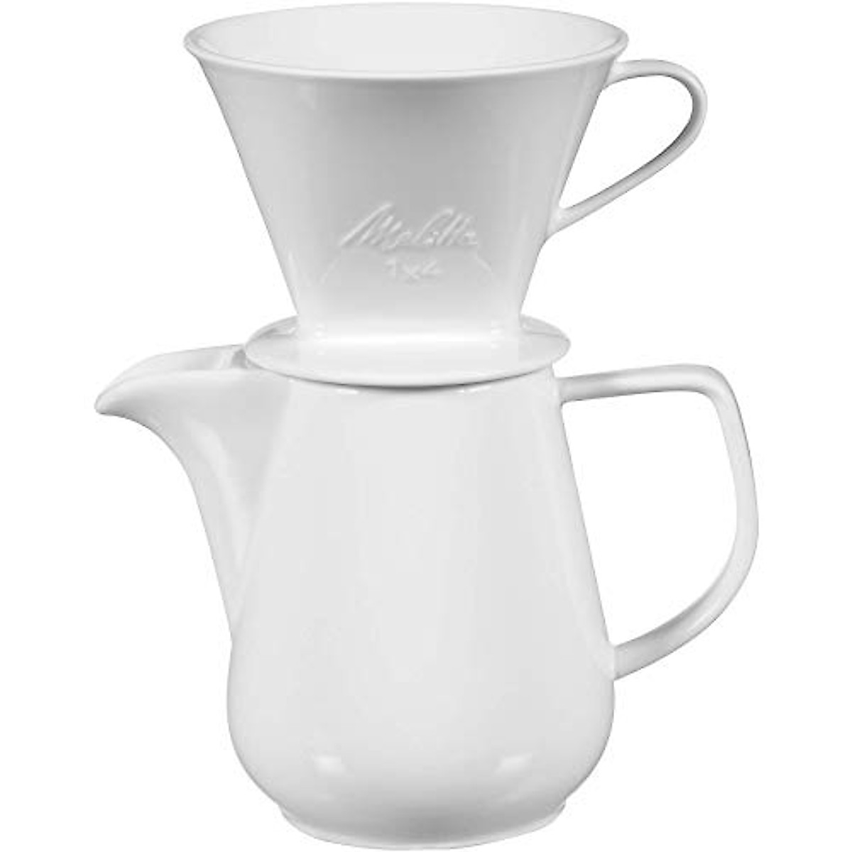 Melitta Gourmet Coffeemaker, Pack of 1, Porcelain Carafe