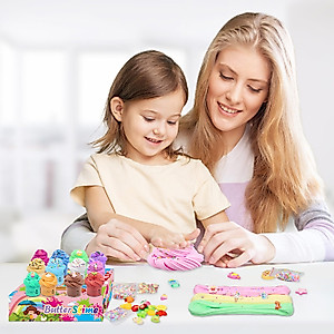 Hisinoma Butter Slime Party Favors for Girls Boys, Slime Kit Toys with 54 Pack Cute Butter Slimes, Soft Stress Relief Slime Toys for Kids Ideal Birthday Easter Filling Stuffers Gifts Slime Toys.