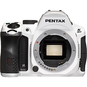 Pentax K-30 Weather-Sealed 16 MP CMOS Digital SLR (White, Body Only) (Discontinued by Manufacturer)