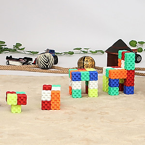 Küp-Tak Building Blocks for Kids Boys Girls-36Pcs Building Toys Set for Ages 3 & Up