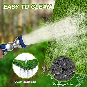 Artificial Grass, Fake Grass for Dog Training Pads, Professional Dog Pee Pads, Reusable Dog Grass Mat with Drainage Hole, Grass Pad for Dogs for Indoor/Outdoor - Easy to Clean(39.4x31.5in)