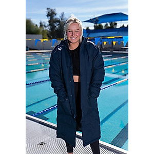 arena Standard Team Unisex Solid Parka, Navy, XX-Small