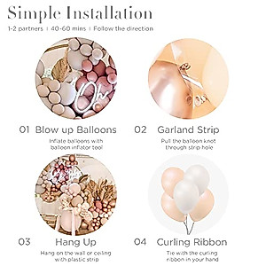 Macaron Orange Balloon Arch Kit 134PCS 18In 12In 10In 5In Premium Gray Bean Paste Skin Metallic Rose Gold Balloon Garland Kit For Festival Picnic Family Engagement,Wedding, Birthday Party,Orange Theme Anniversary Celebration.