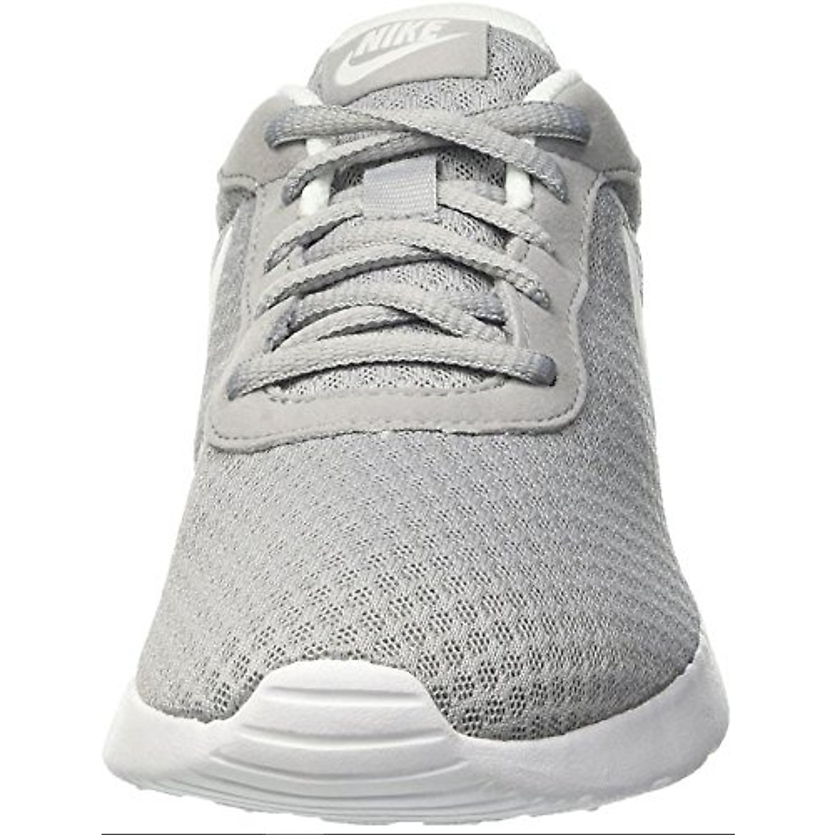 Nike Women's Tanjun Grey Wolf Grey White Running Shoe 7.5