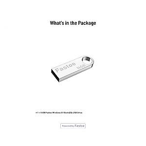 Fastoe Bootable USB Flash Drive for Windows 8.1, Bootable USB Install & Upgrade for Windows 8.1 Pro 32/64 Bit